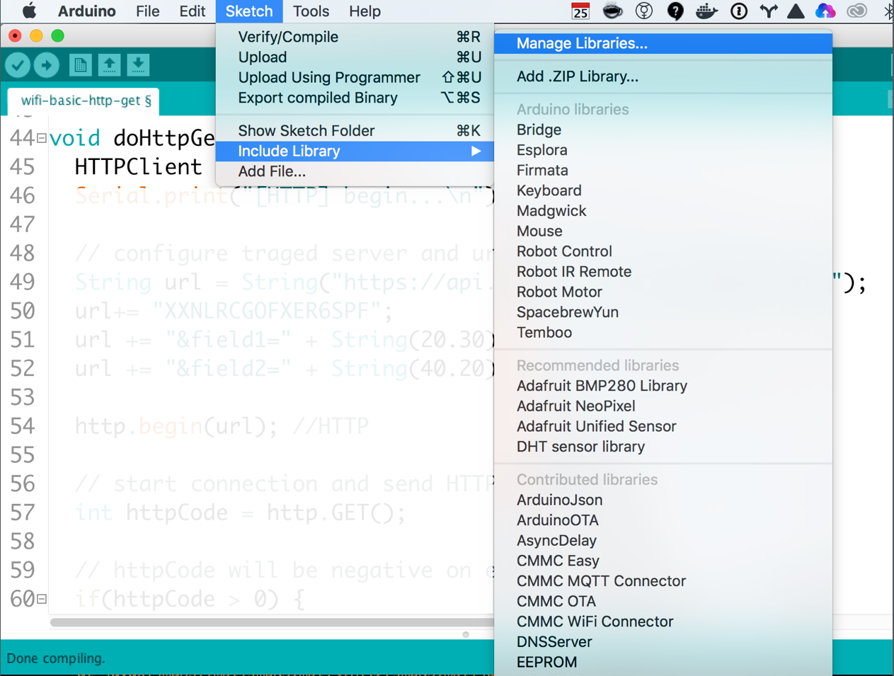 การเชื่อมต่อด้วย WiFi Connector · cmmc-iot-books